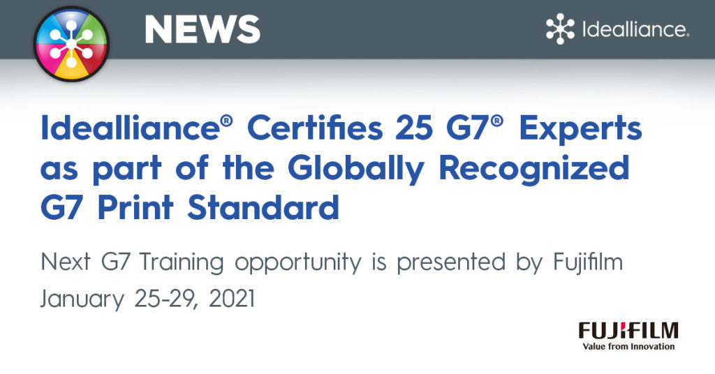 Idealliance® Certifies 25 G7® Experts as part of the Globally ...