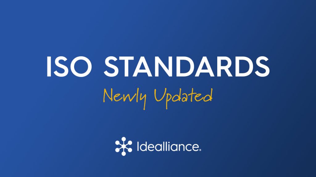ISO Standards Updated - Idealliance